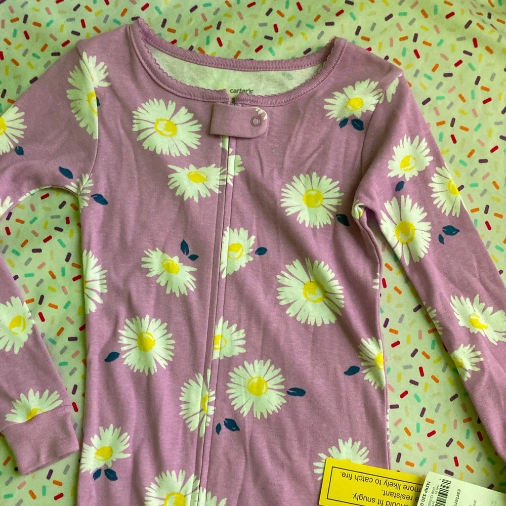 Carter's | Pajamas | Nwt Carters Footed One Piece Pajama Suit | Poshmark